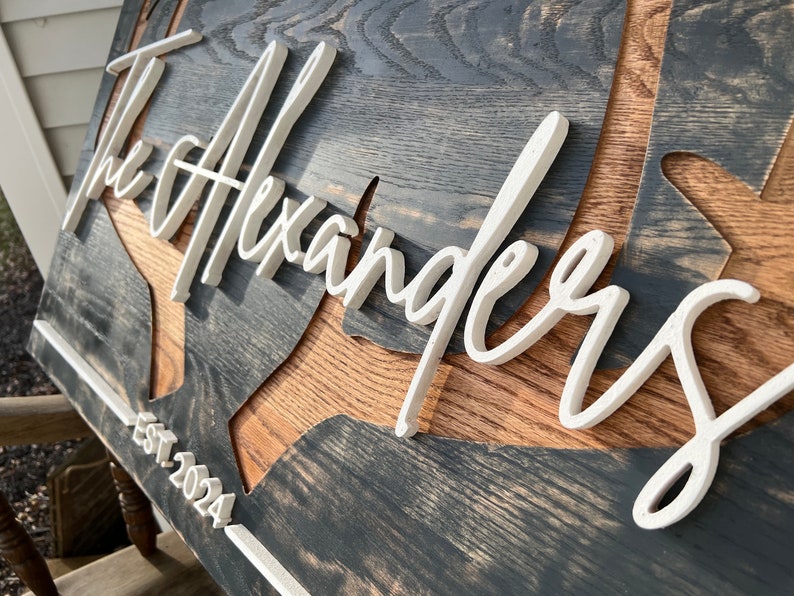 Rustic Farmhouse Custom Name Sign, Distressed With Antler Hunting ...