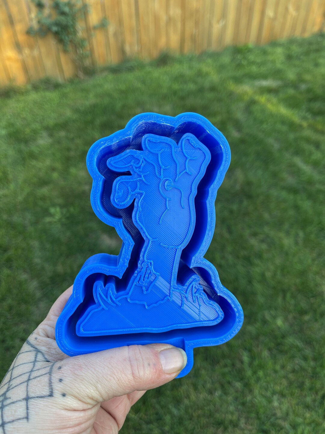 Zombie Hand Pushing Out of the Ground Spooky Halloween 3D - Etsy