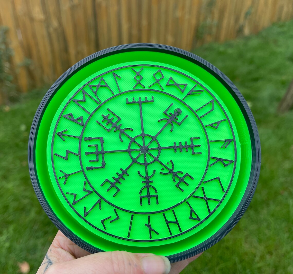 Nordic Norse Viking Compass 3D Printed Silicone Freshie Freshy Air ...