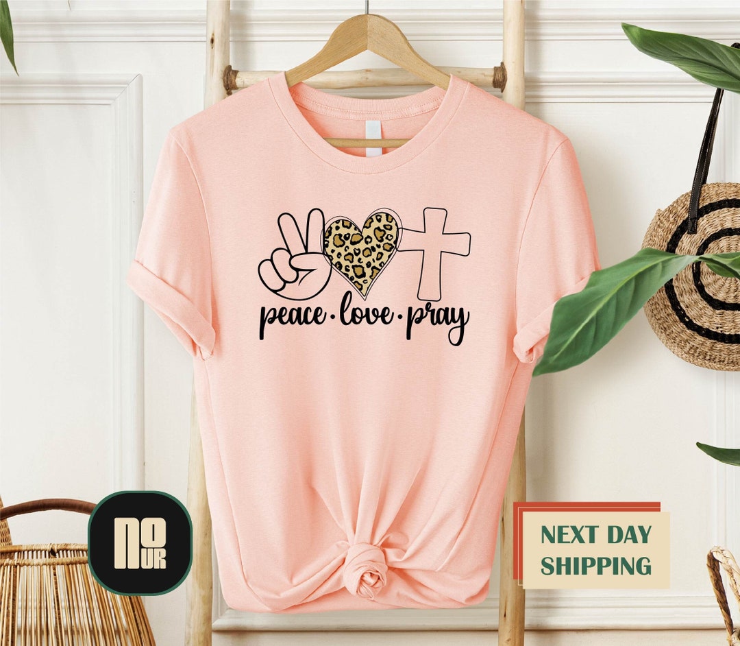 Peace Love Pray Shirt, Stand With Ukraine Tshirt, Pray for Ukraine ...