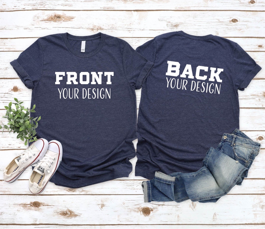 Front and Back Custom Shirt, Custom Shirt, Inspired Shirt, Custom Shirt ...