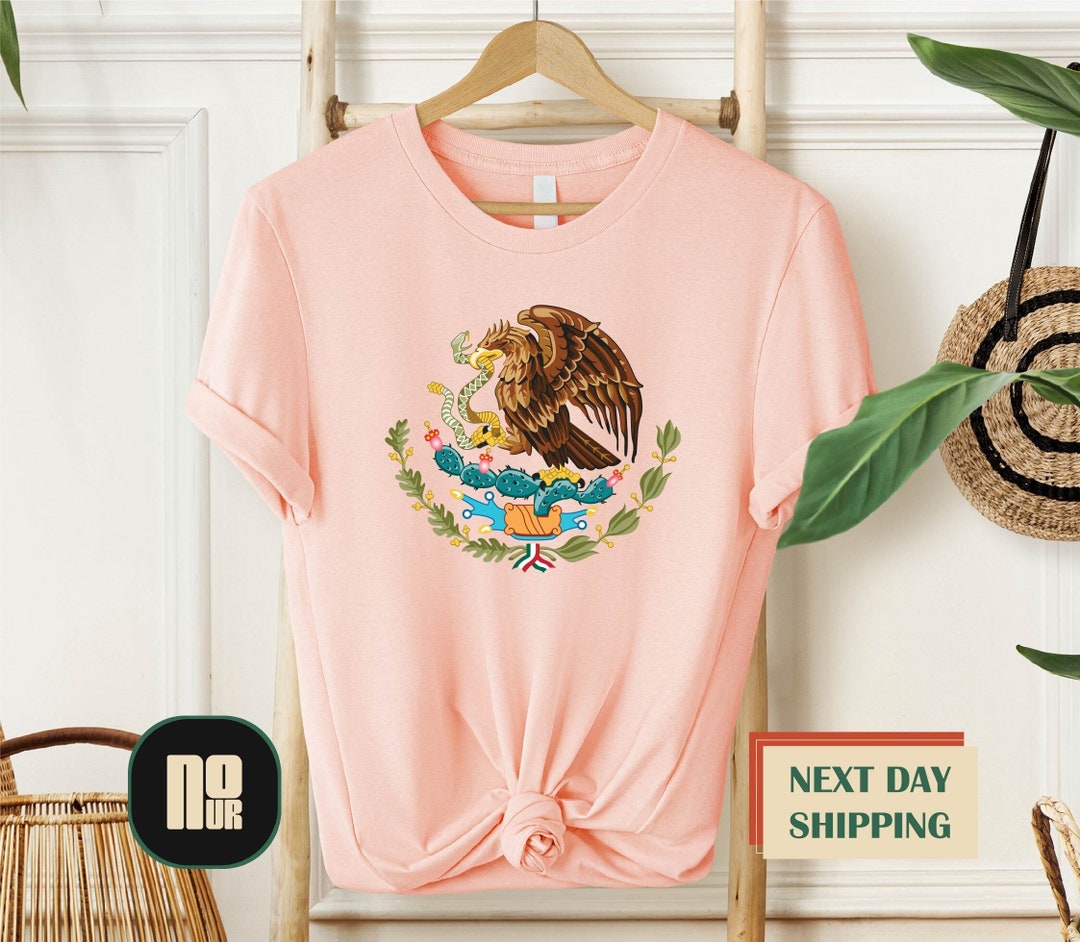 Mexico Coat of Arms Shirt, Mexico Flag Eagle, Mexican Shirt, Mexico Flag T-shirt, Mexico Trip ...