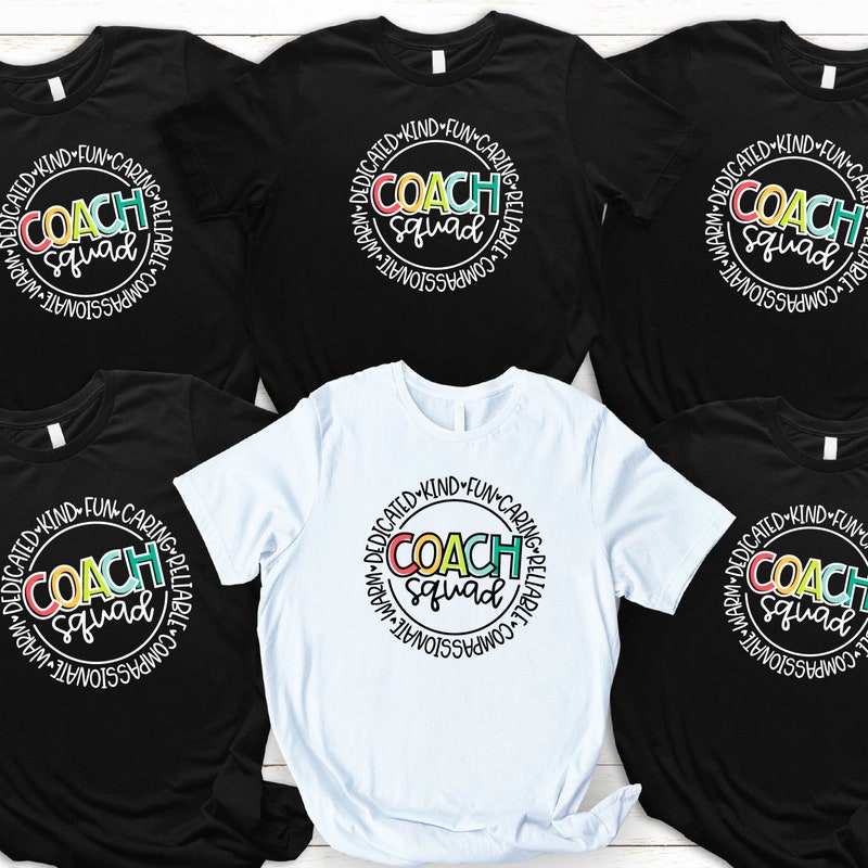 Tshirt That Says Coach - Etsy