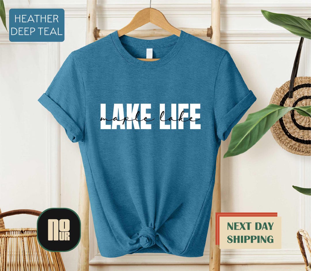 Custom Lake Life Shirt, Lake Vacation T-shirt, Lake Camping Shirt ...