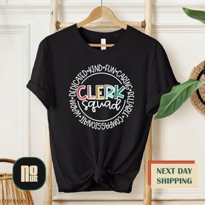 Clerk Squad Shirt, Business Clerk , Office Clerk Shirt, Attendance ...