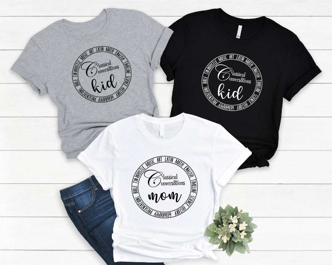 Classical Conversations Mom Shirt, CC Community Tshirt, CC KID Youth ...