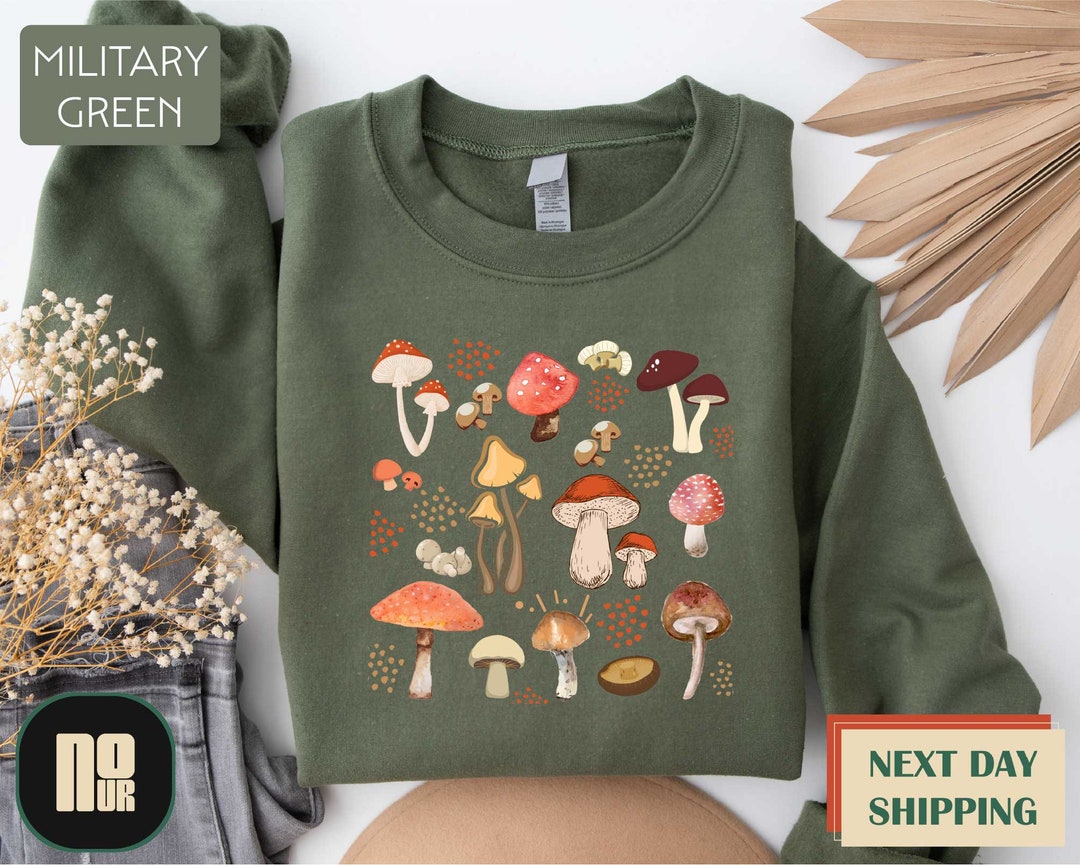 Aesthetic Mushroom Shirt, Magic Mushroom Shirt, Botanical Shirt ...
