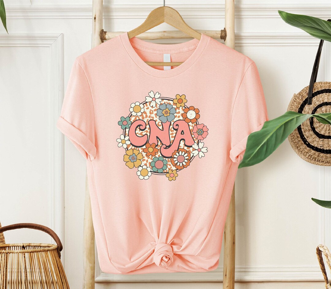 Floral CNA Shirt, Nurse Shirt, CNA Christmas Gift, Nurse Student, Cna Graduation Shirt, Nursing ...