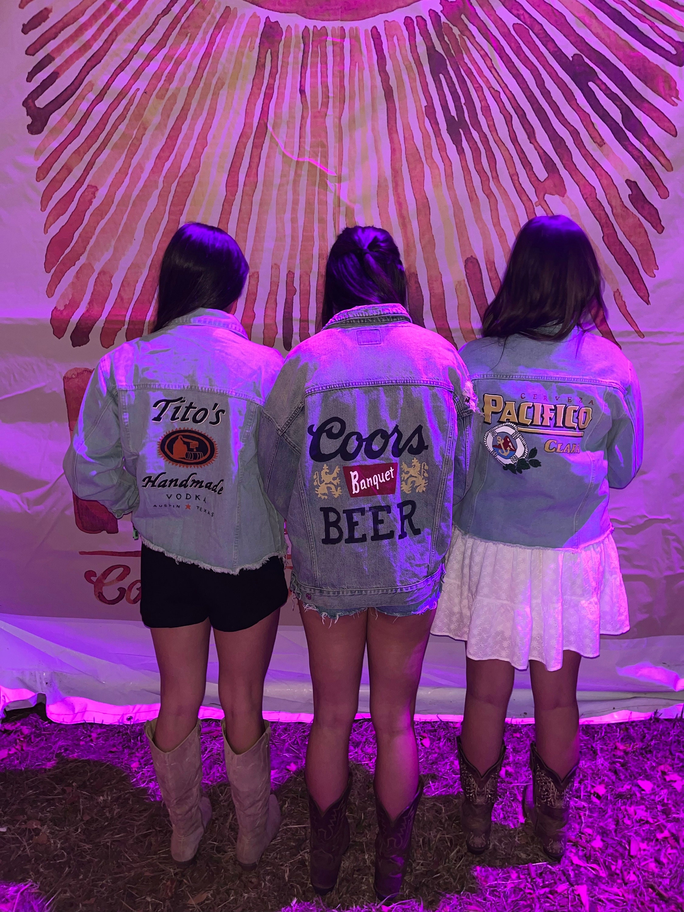 Logos - Custom Hand Painted Denim Jackets - Etsy