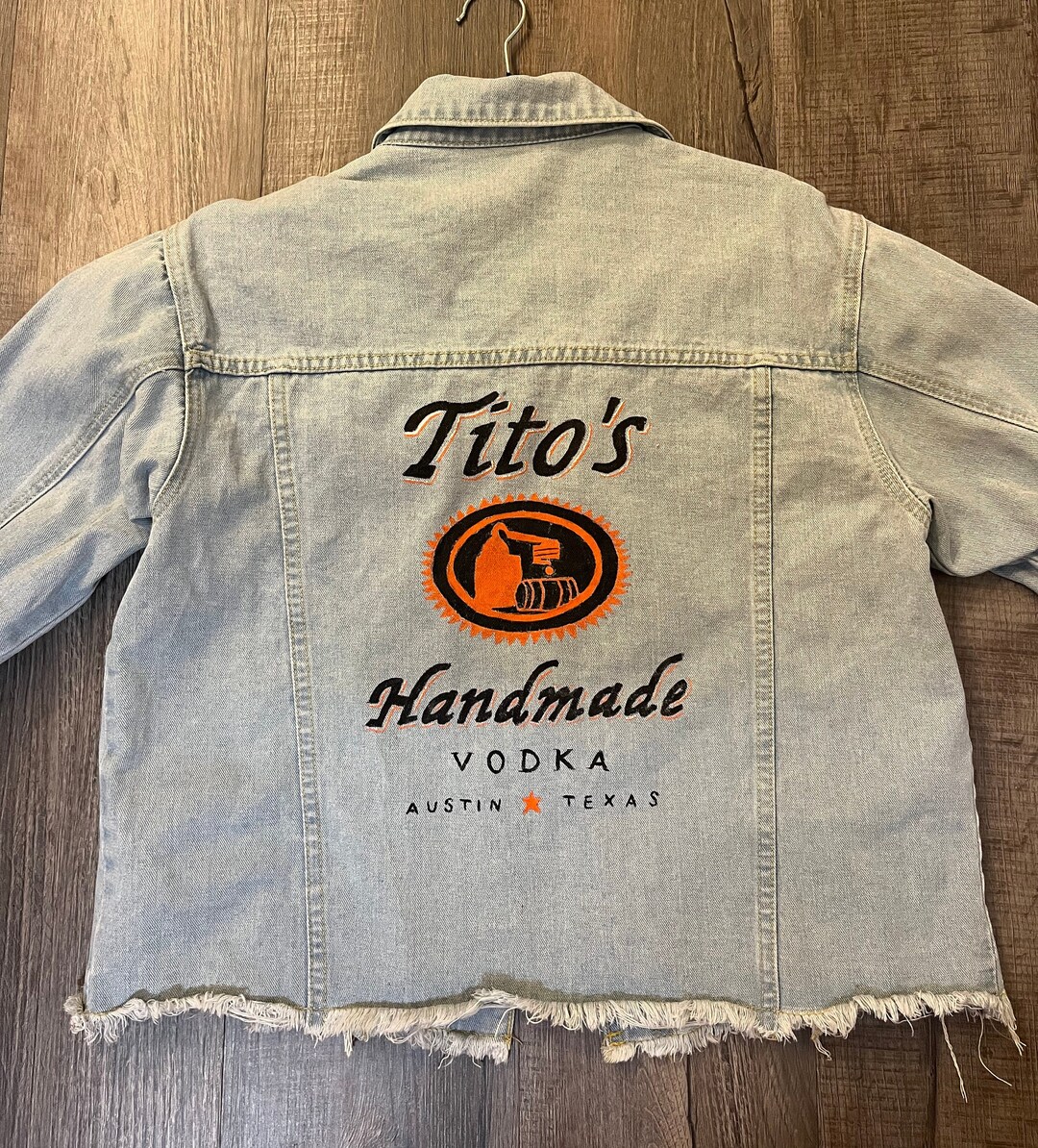 Logos - Custom Hand Painted Denim Jackets - Etsy