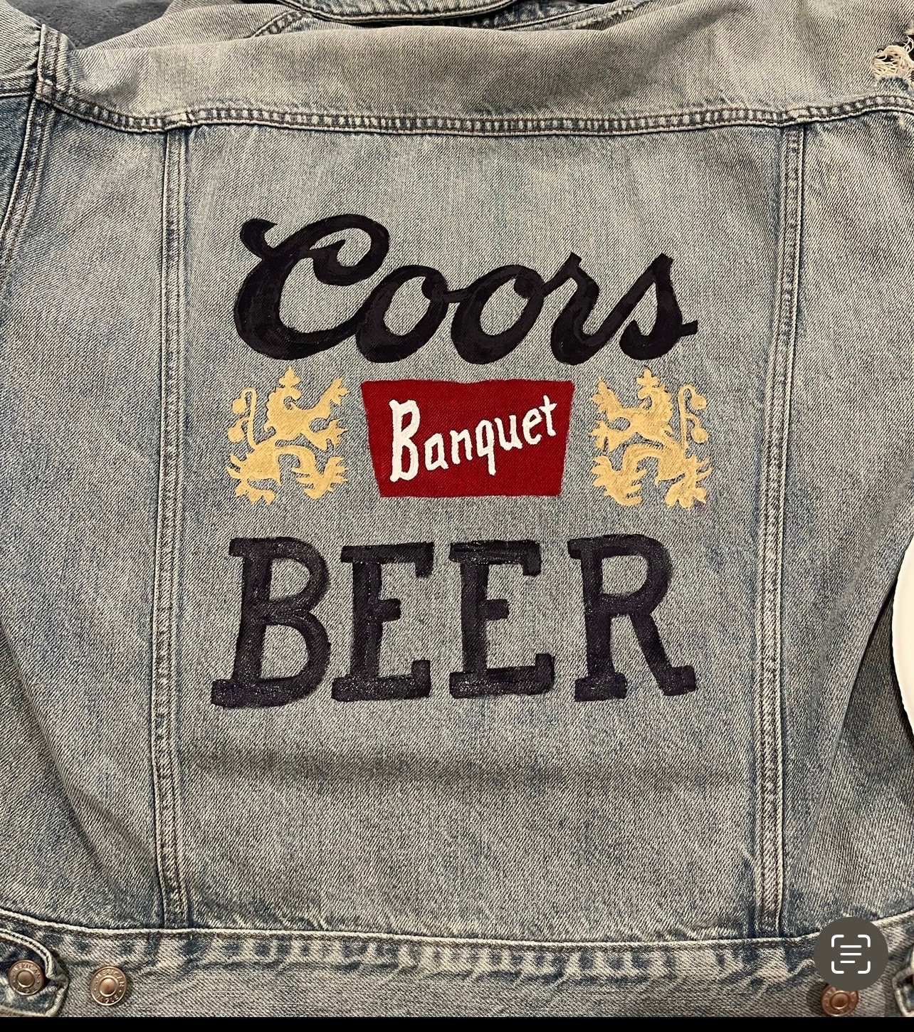 Logos - Custom Hand Painted Denim Jackets - Etsy