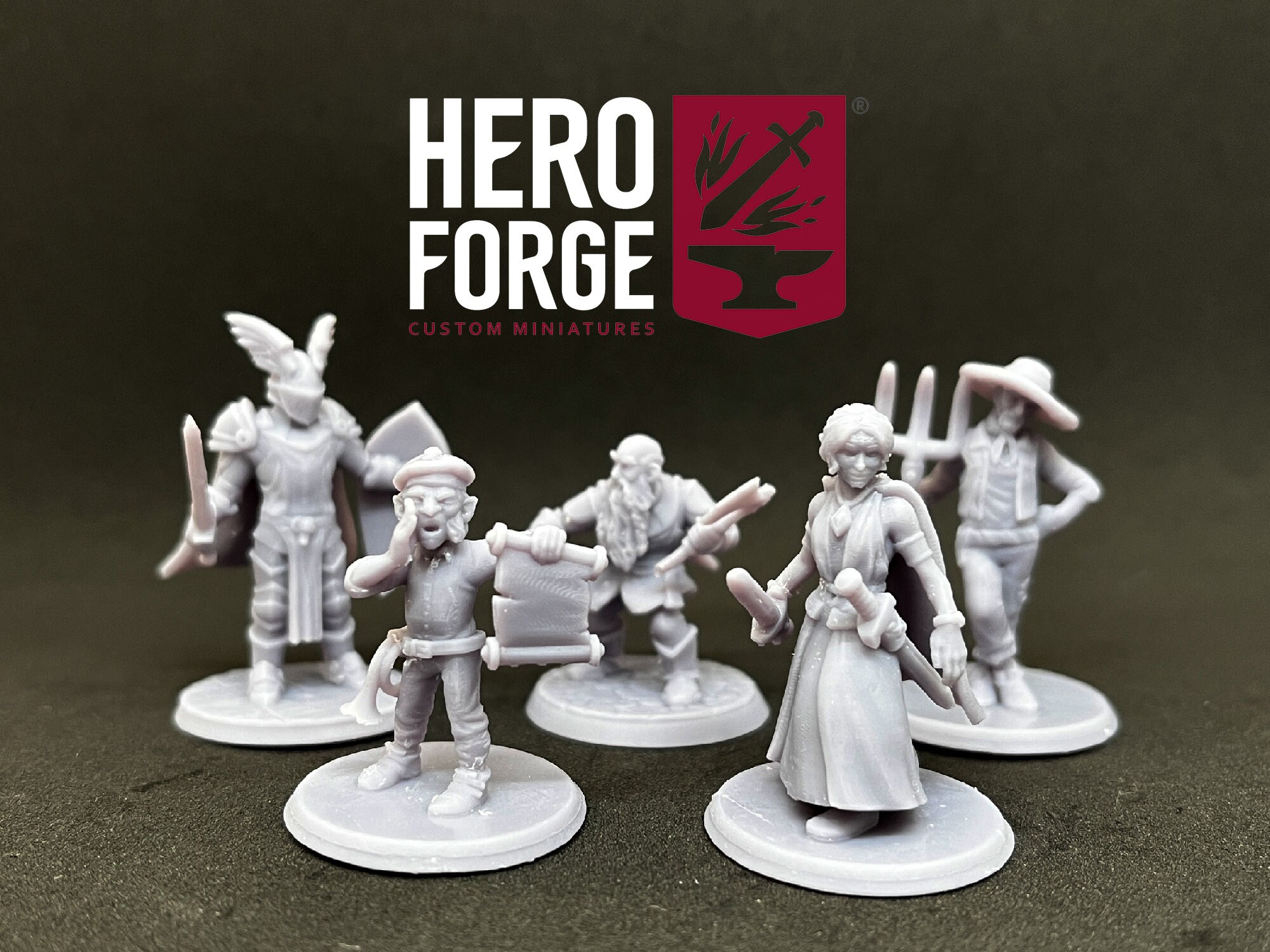 Hero Forge Model Printing Service Custom Miniatures RPG - Etsy