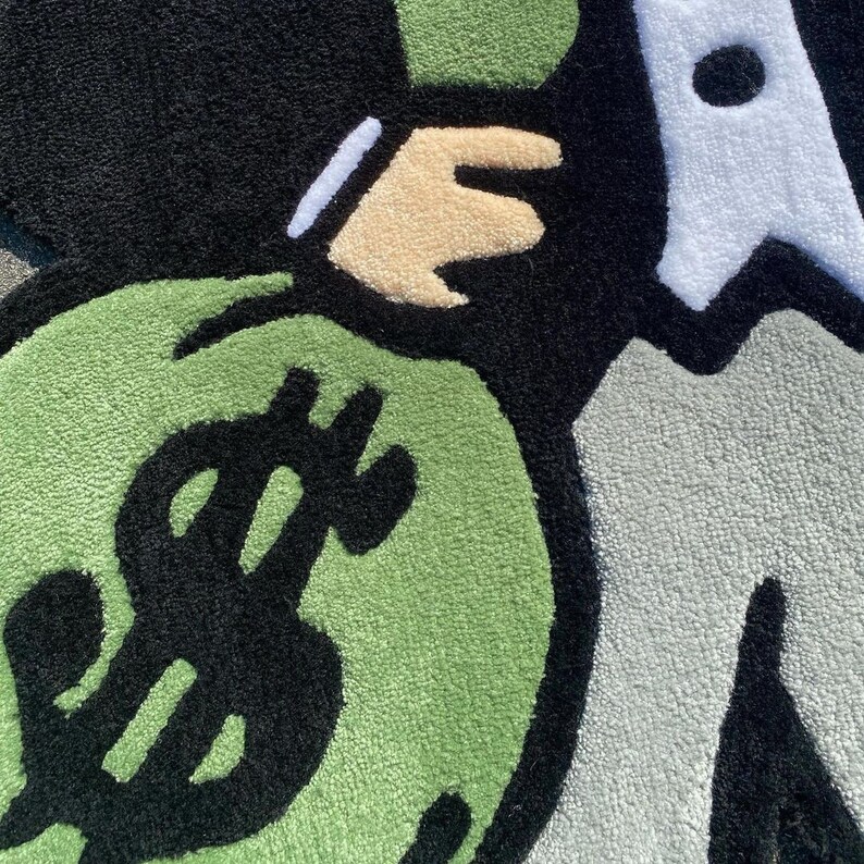 Monopoly Rug Hand-tufted 100% Wool Handmade Area Rug Carpet for Home ...