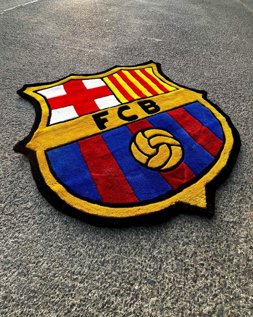 FC Barcelona Rug: Hand-tufted Wool Area Carpet - Etsy