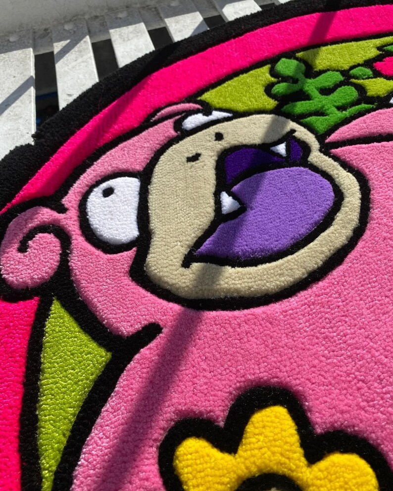 Cartoon Rug Hand-tufted 100% Wool Handmade Area Rug Carpet for Home ...