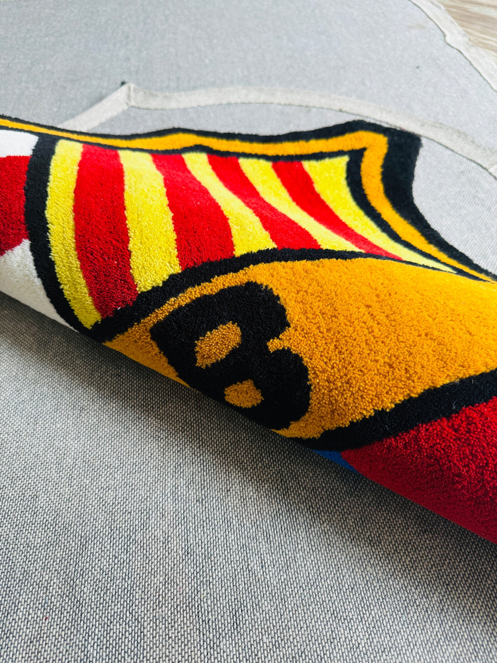 FC Barcelona Rug: Hand-tufted Wool Area Carpet - Etsy