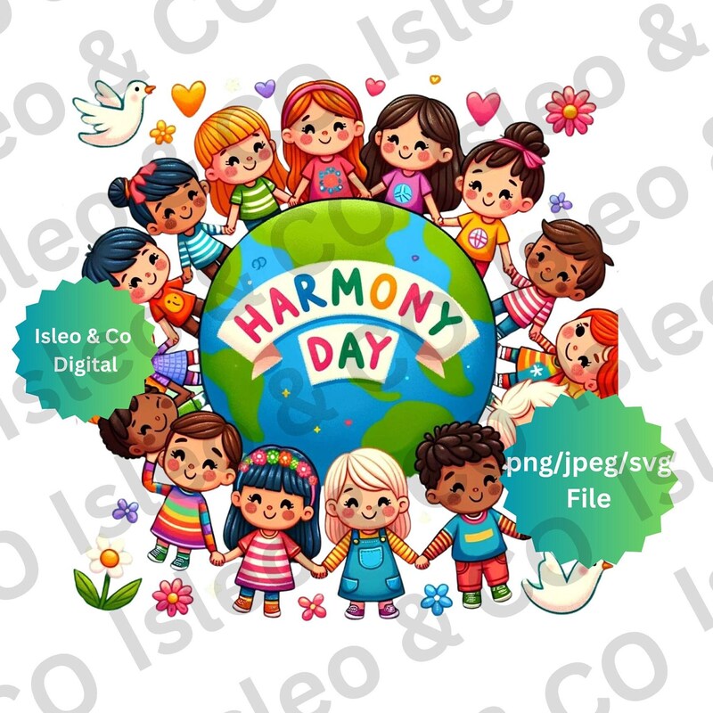 Harmony Day Svg Files - Etsy Australia