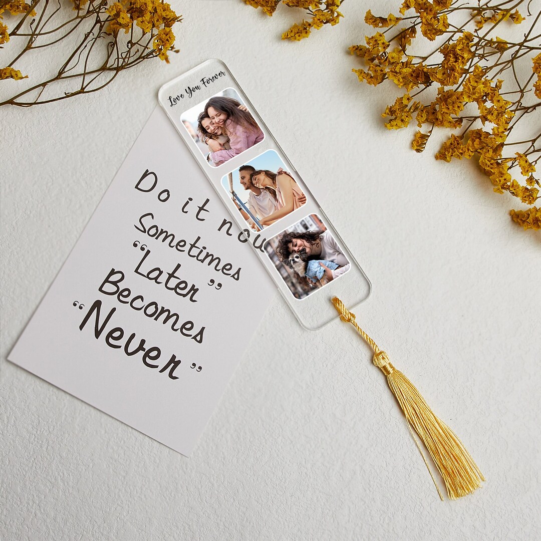Personalized Bookmark,photo Bookmark,custom Picture Bookmark for Book ...