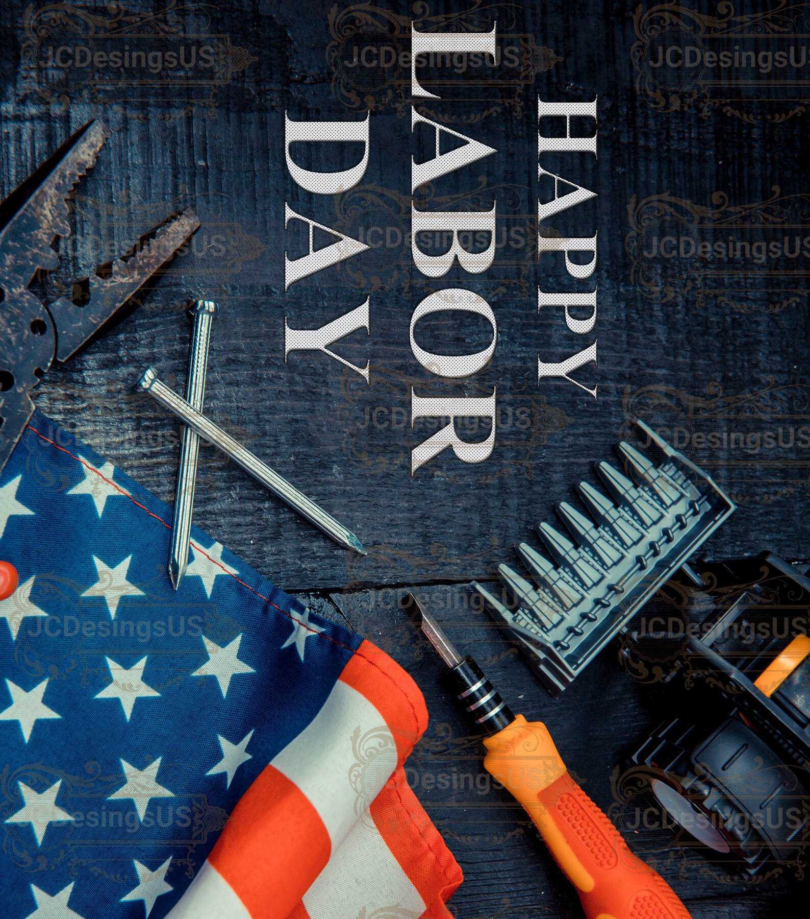 Labor Day 8 Digital Posters PNG Let's Celebrate - Etsy