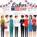 Labor Day 8 Digital Posters PNG Let's Celebrate - Etsy