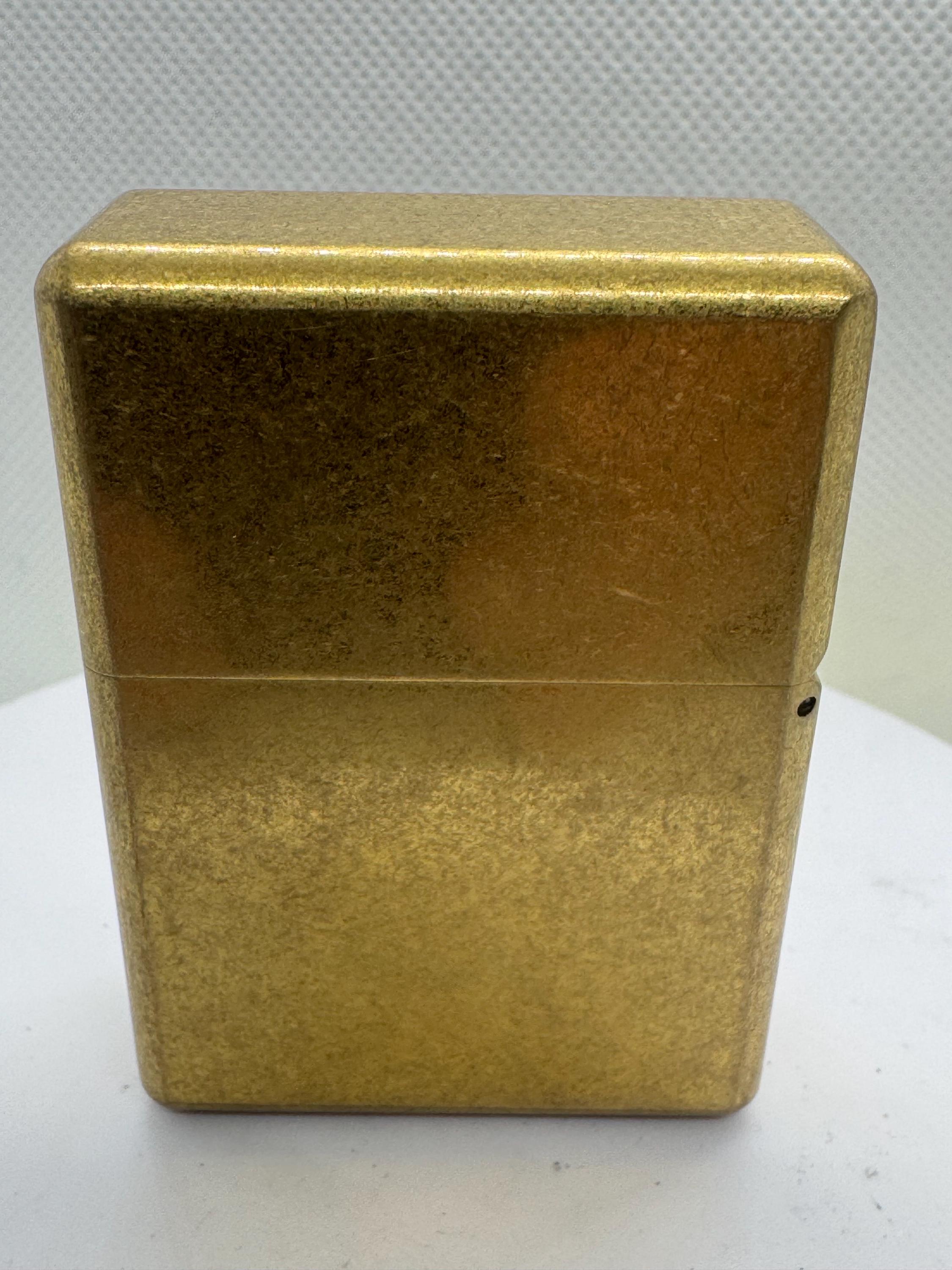 Zippo! Super Heavy Armor Knurled Brass Lighter W/ Upgraded Insert-lots ...