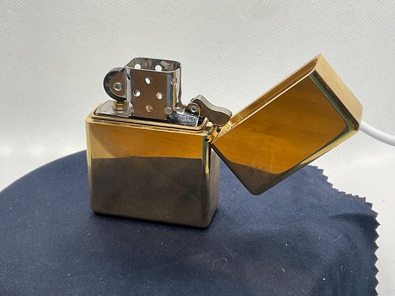 CNC Machined Brass Lighter; the "tank"- Custom Fitted Zippo Inside. - Etsy
