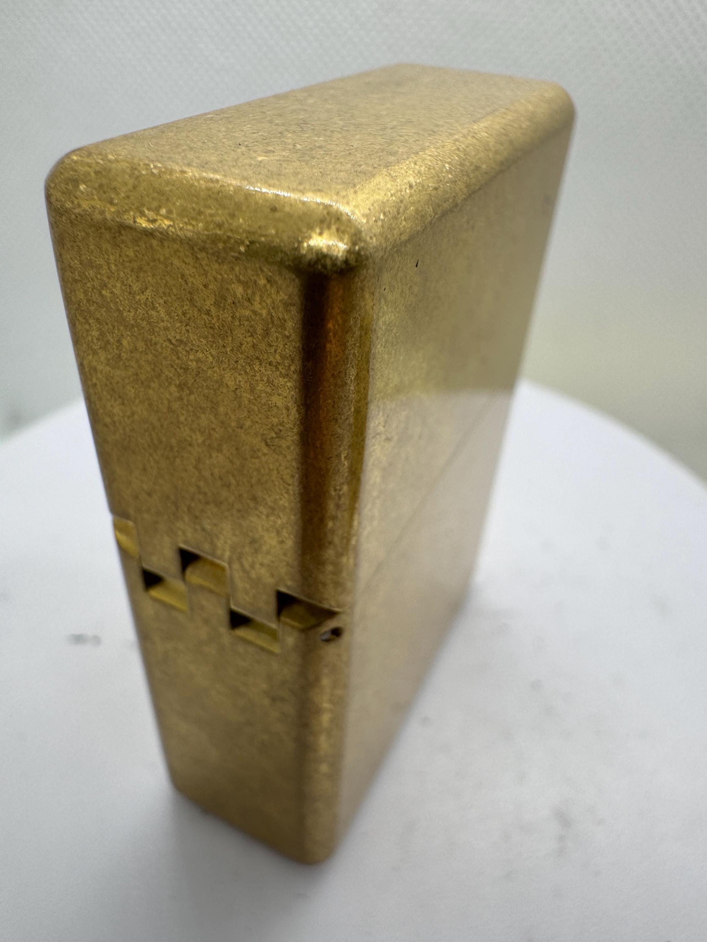 Zippo! Super Heavy Armor Knurled Brass Lighter W/ Upgraded Insert-lots ...