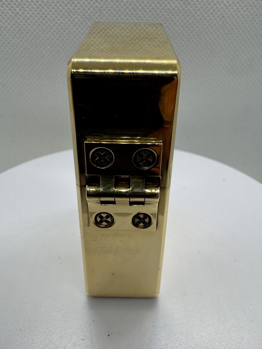 210g. Super Heavy Armor Polished Brass W/ Hinges on the Outside. Epic ...