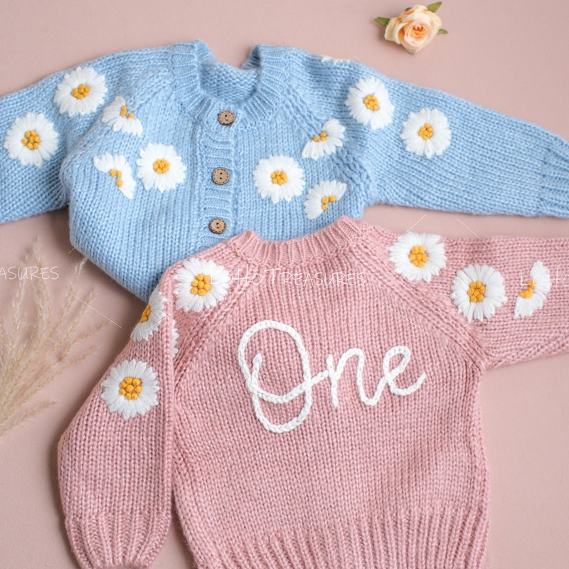 Flower Sweater - Etsy