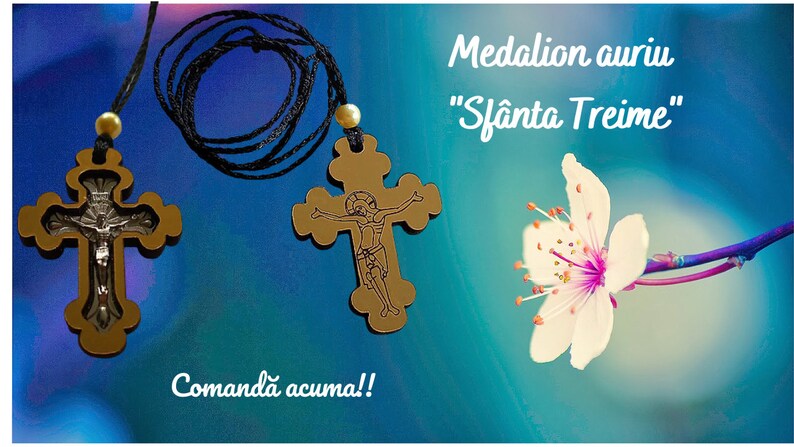 Gold Medallion holy Trinity - Etsy