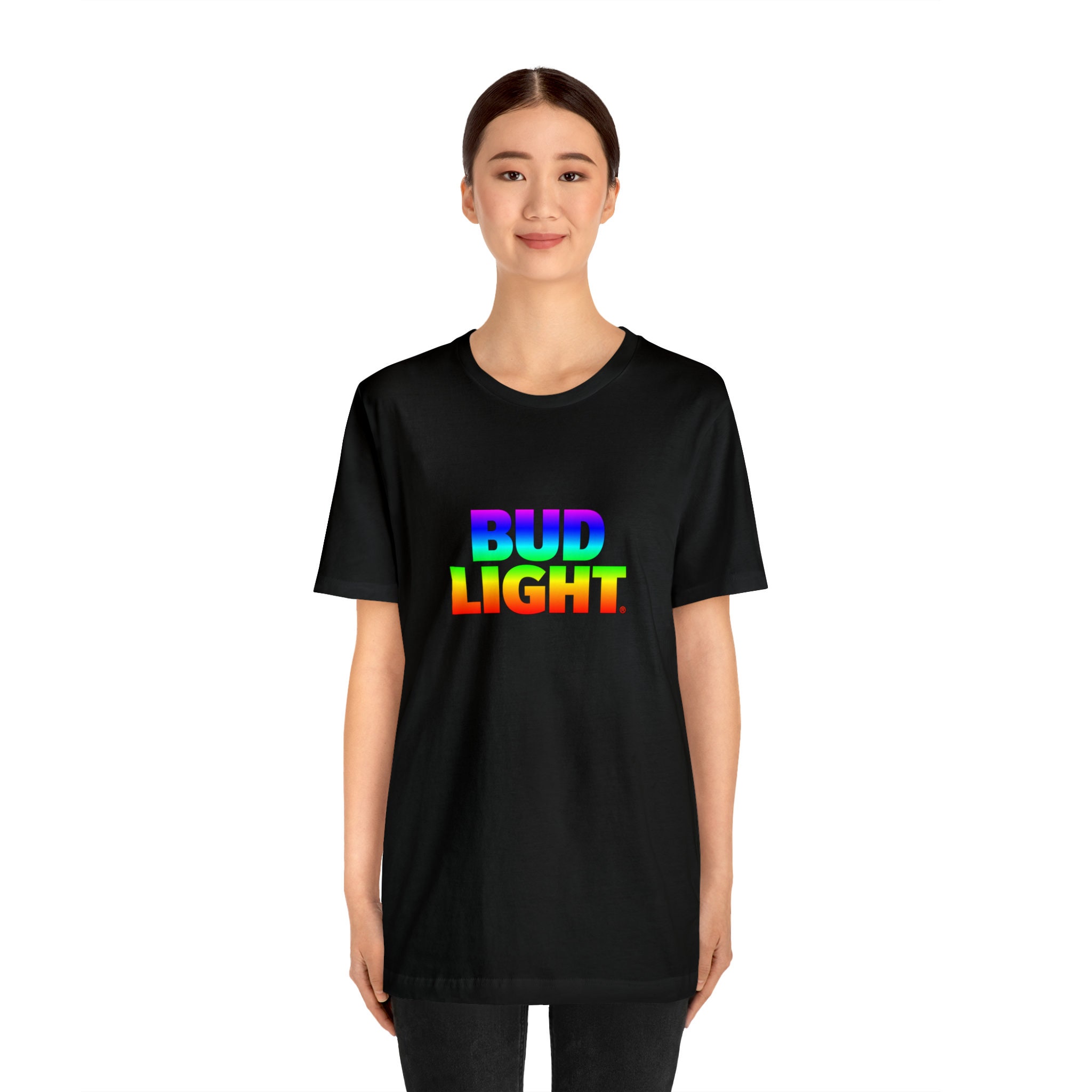 Bud Light Pride Lesbian Gay Transgender Queer Love is Love LGBTQ Tee ...