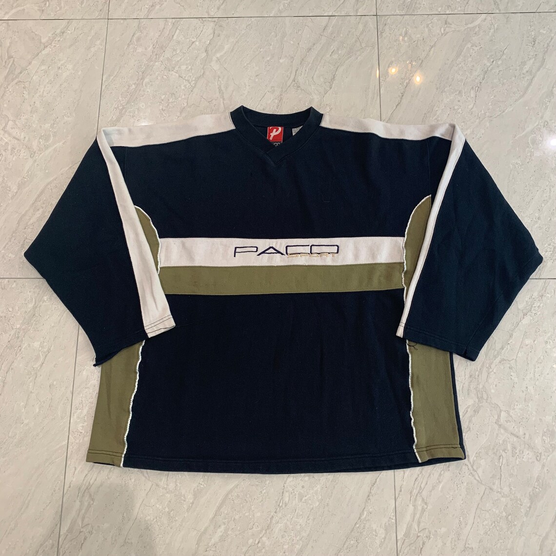 90s Paco Sport Crewneck / Pullover / Sweater / Paco Jeans / Coogi / Y2K ...