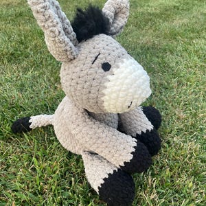 Donkey Lovey Plush Stuffy Toy - Etsy