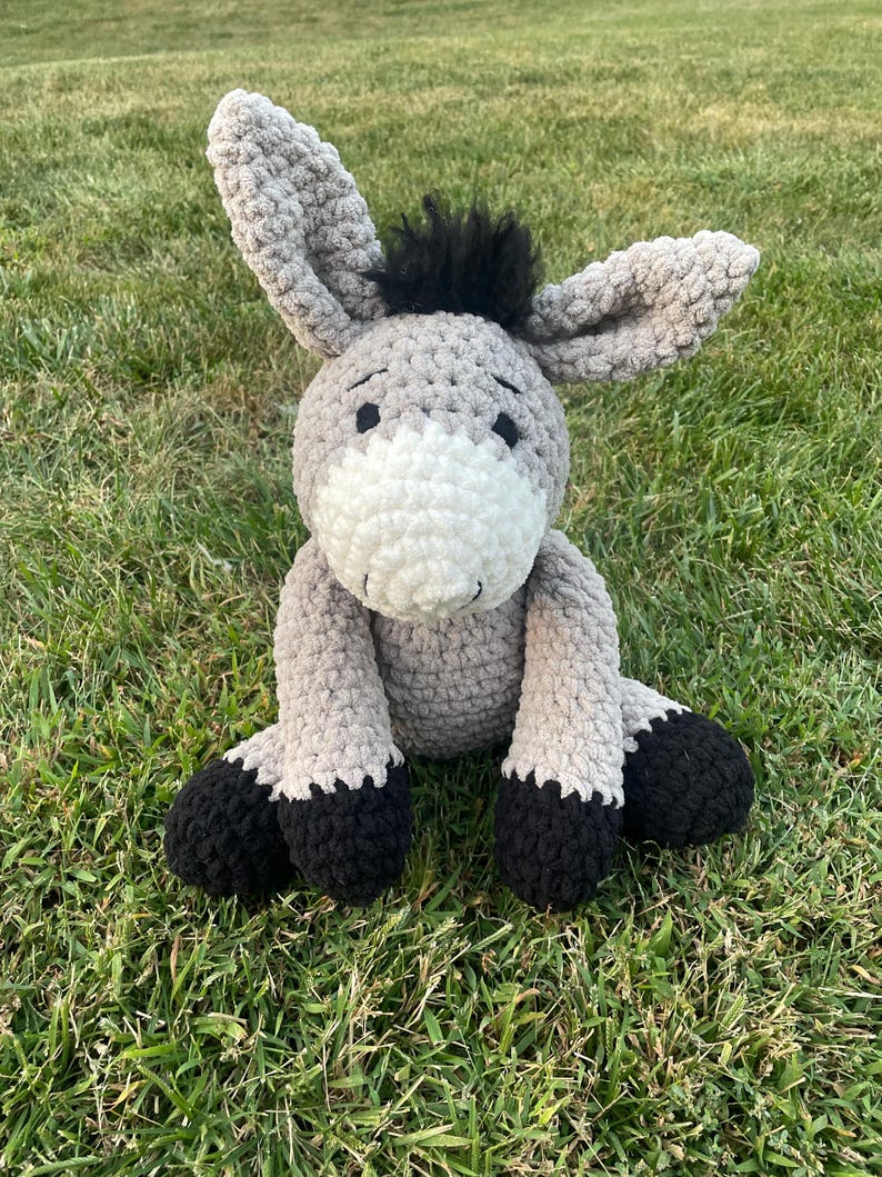 Donkey Lovey Plush Stuffy Toy - Etsy