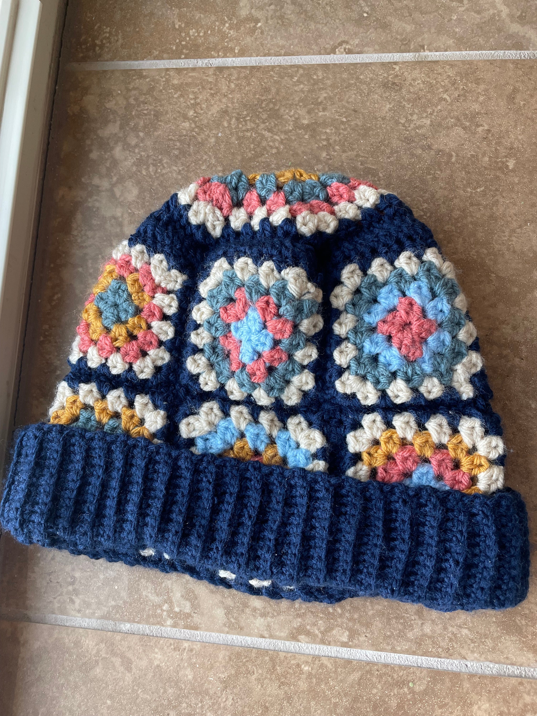 Granny Square Hat - Etsy