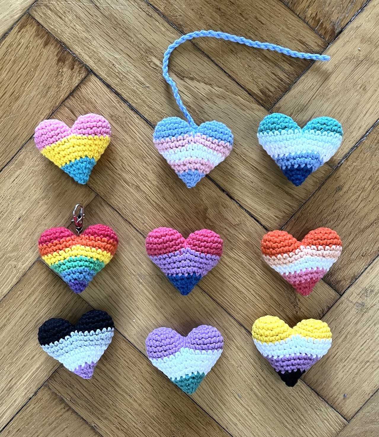 Pocket Heart 4 Ways Crochet Pattern - Etsy