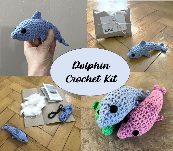 Dolphin Crochet Kit - Etsy