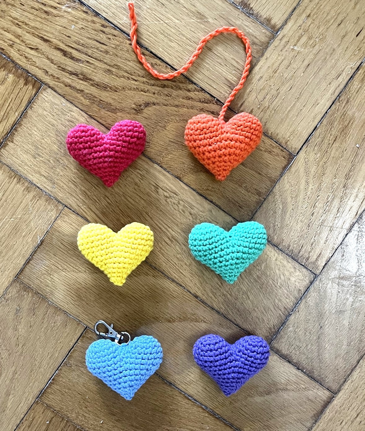 Pocket Heart 4 Ways Crochet Pattern - Etsy