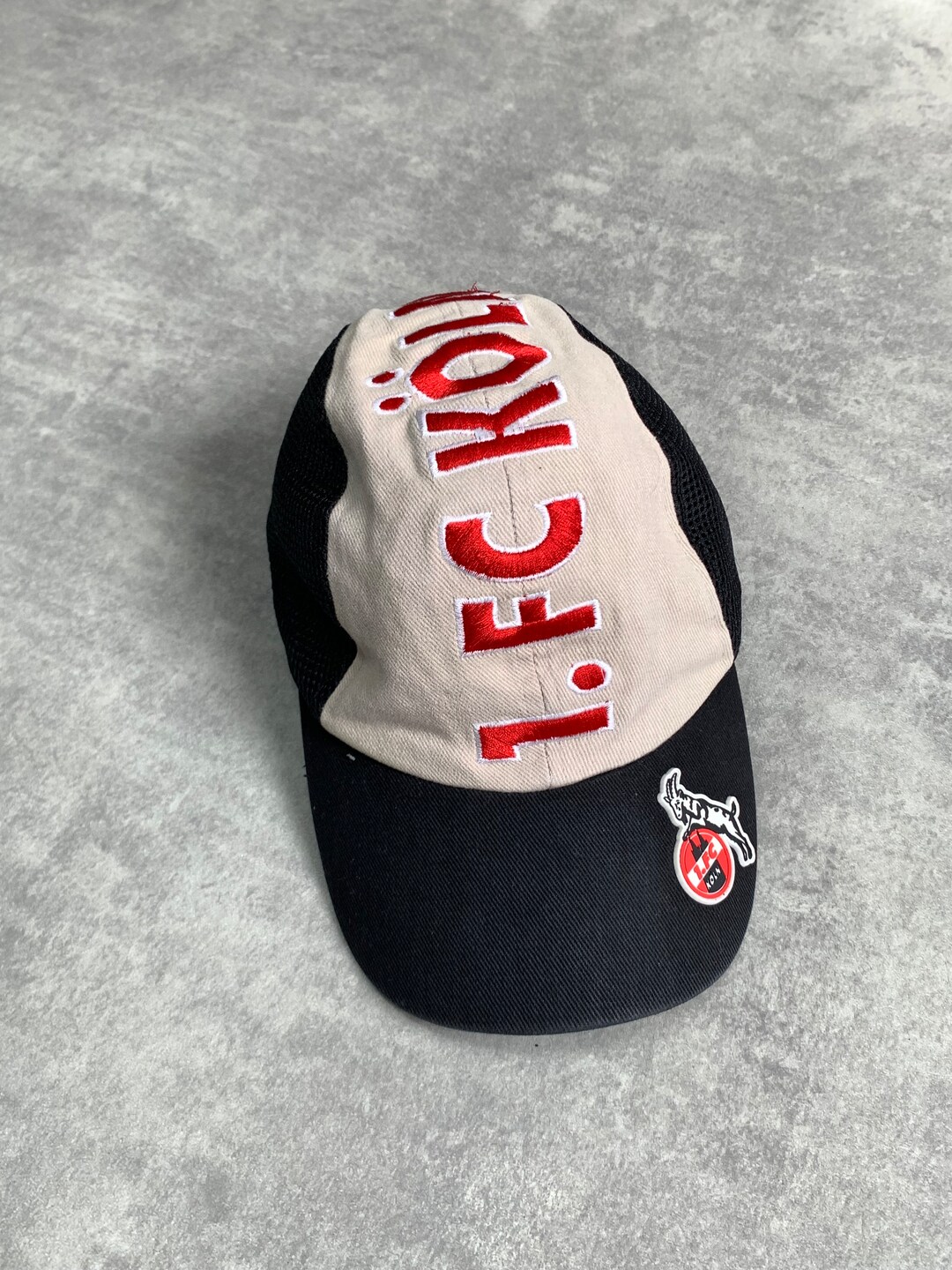 1. FC Köln Mens Cap Hat 80s Y2k Vintage Streetstyle 90s Drill Opium ...