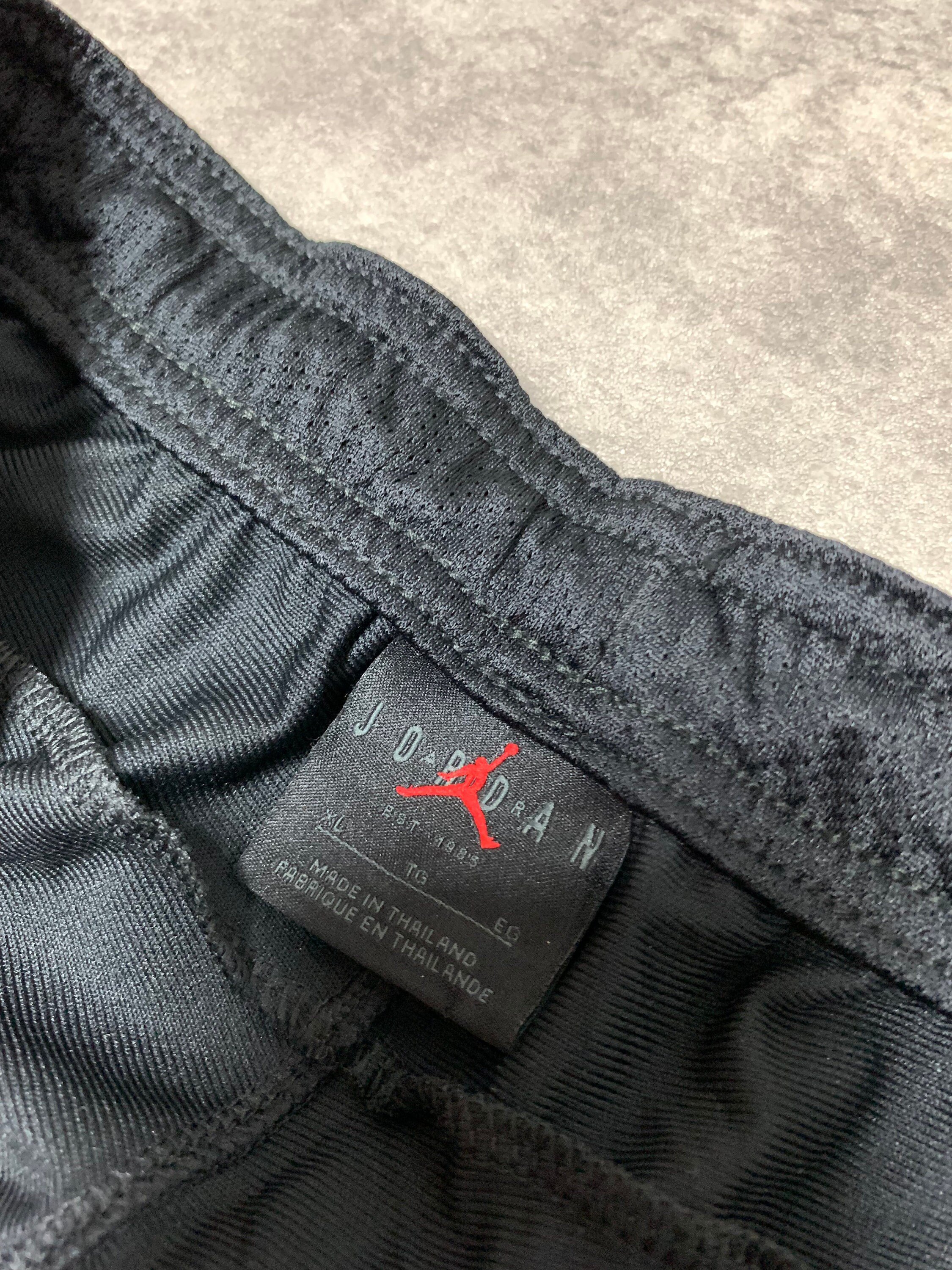 Jordan PSG Polyester Pant Joggers Mens XL Black Y2k Vintage Streetwear ...