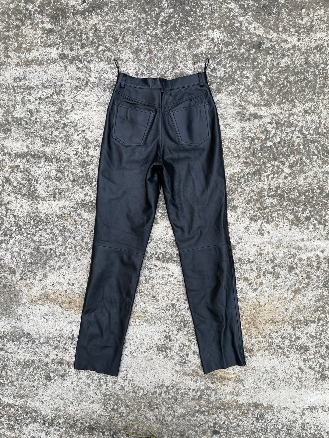 Echtes Leder 100% Real Leather Womens Pant Trousers Size 38 - Etsy