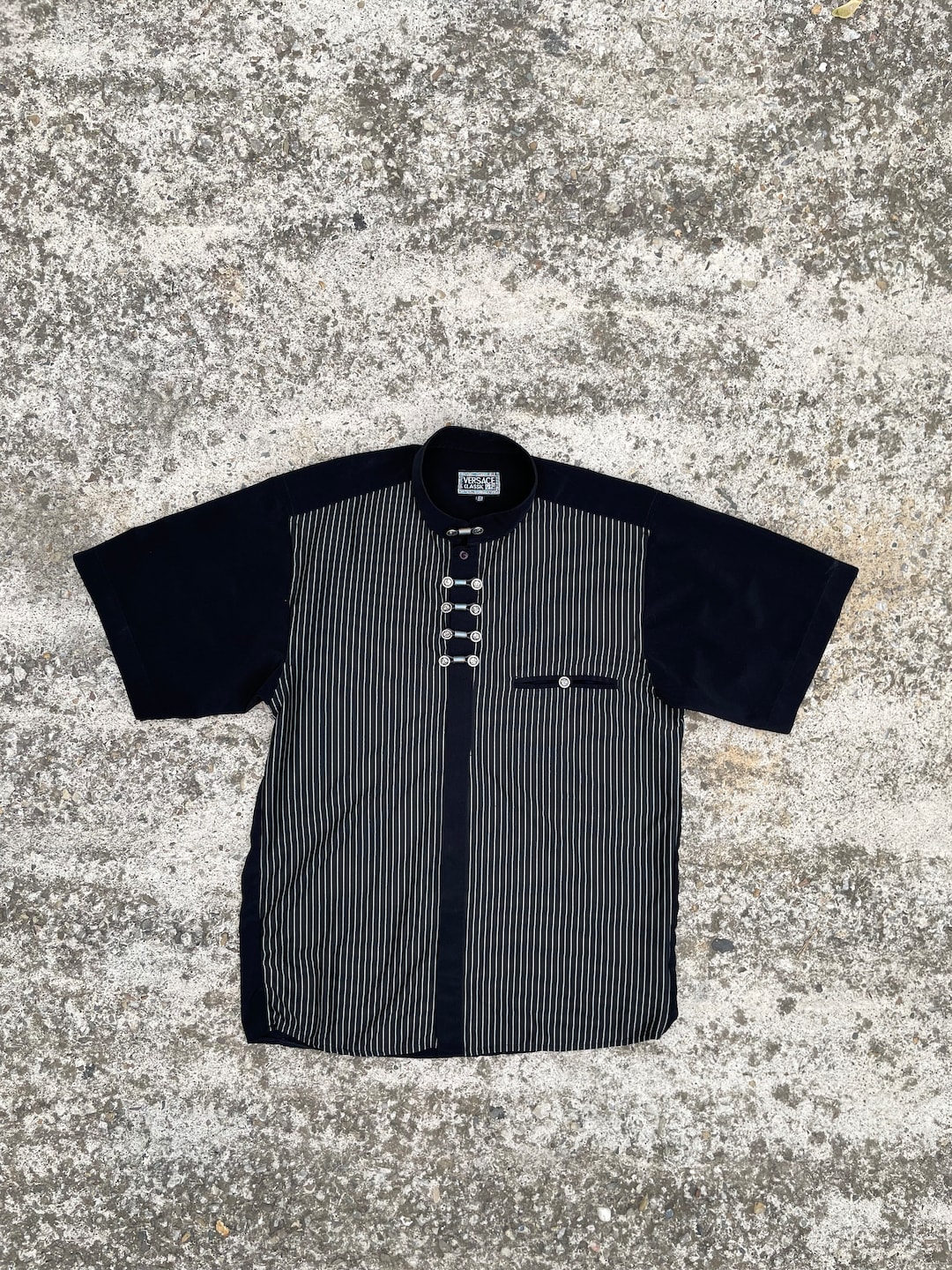 Versace Classic Short Sleeve Buttons up Shirt Mens M - Etsy