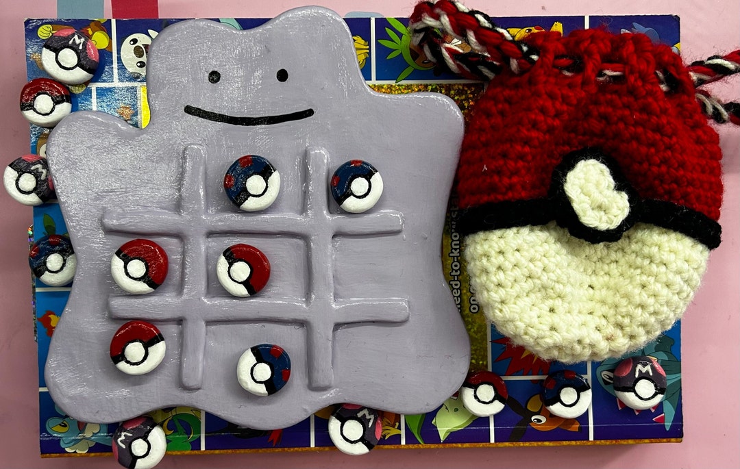 DITTO Pokemon Tic Tac Toe Game - Etsy