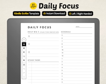 Kindle Scribe Reading Journal Hyperlinked PDF Templates for Kindle ...