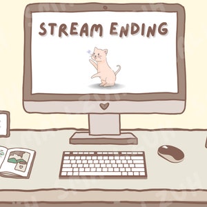 Cute & Cozy Animated Lofi Gaming Room Twitch Overlay Starting Soon ...