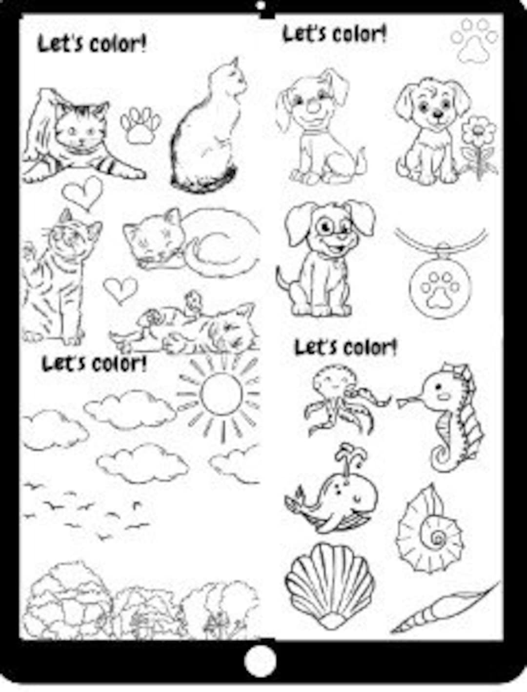Printable Animal Coloring Pages,animal Coloring Sheets,wildlife ...
