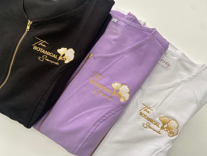 Custom Embroidered Glow up Set. Beauty Salon Uniform, Scrubs Lash Nail ...