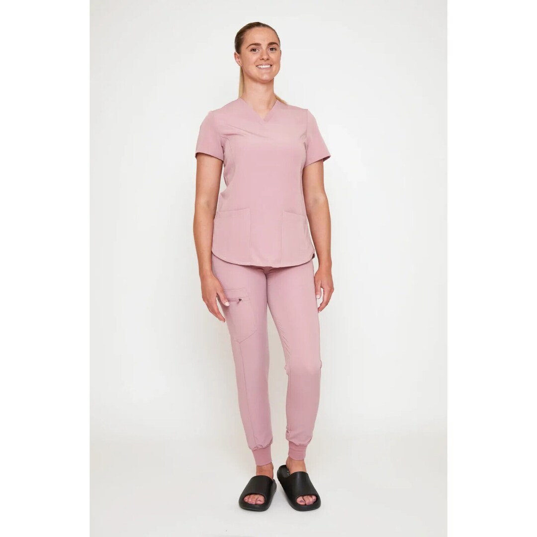 Womens Essential Beauty Salon Scrub Set Top and Pants - Etsy