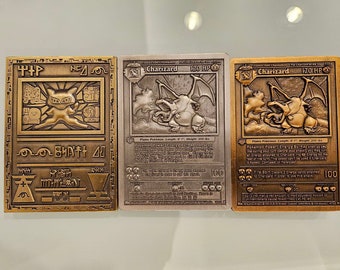 Ancient Mew 3D Bronze Metal Pokemon Card 1st Ed Premium 1st Edition ...