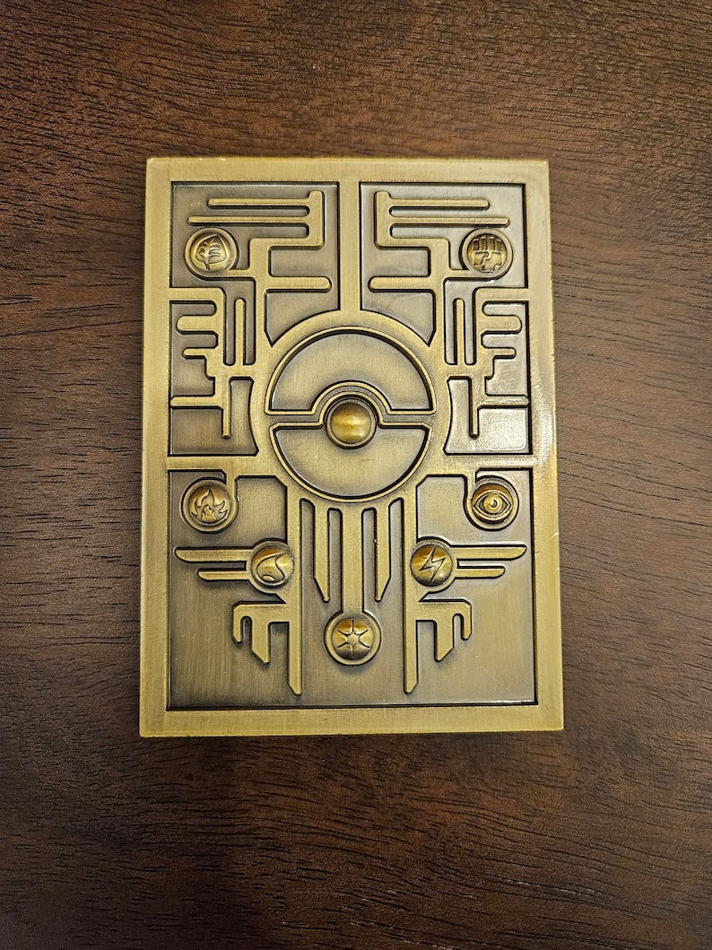 Ancient Mew 3D Bronze Metal Pokemon Card 1st Ed Premium 1st Edition ...